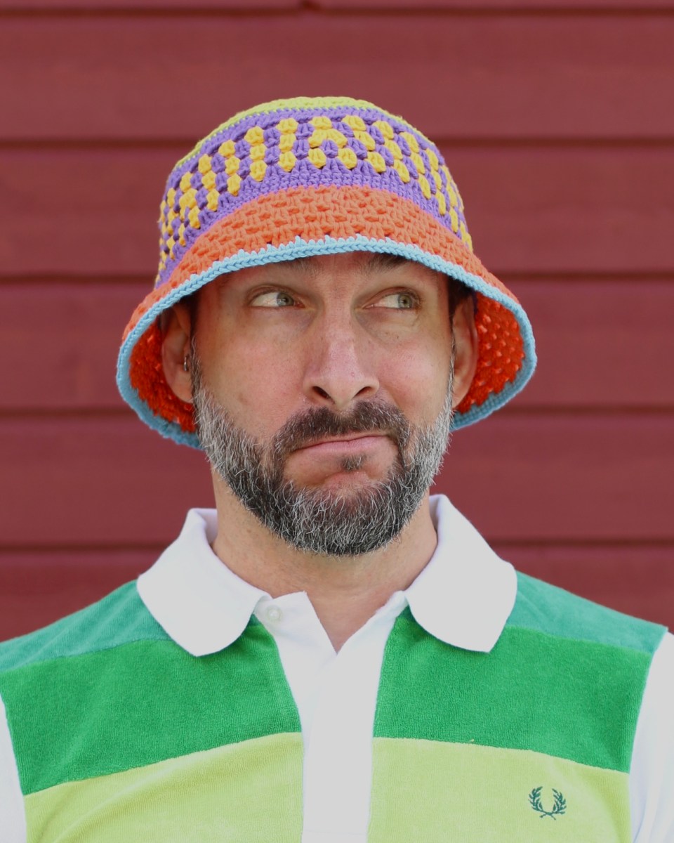 The “Supersonic” granny stripe hat – Martin Up North